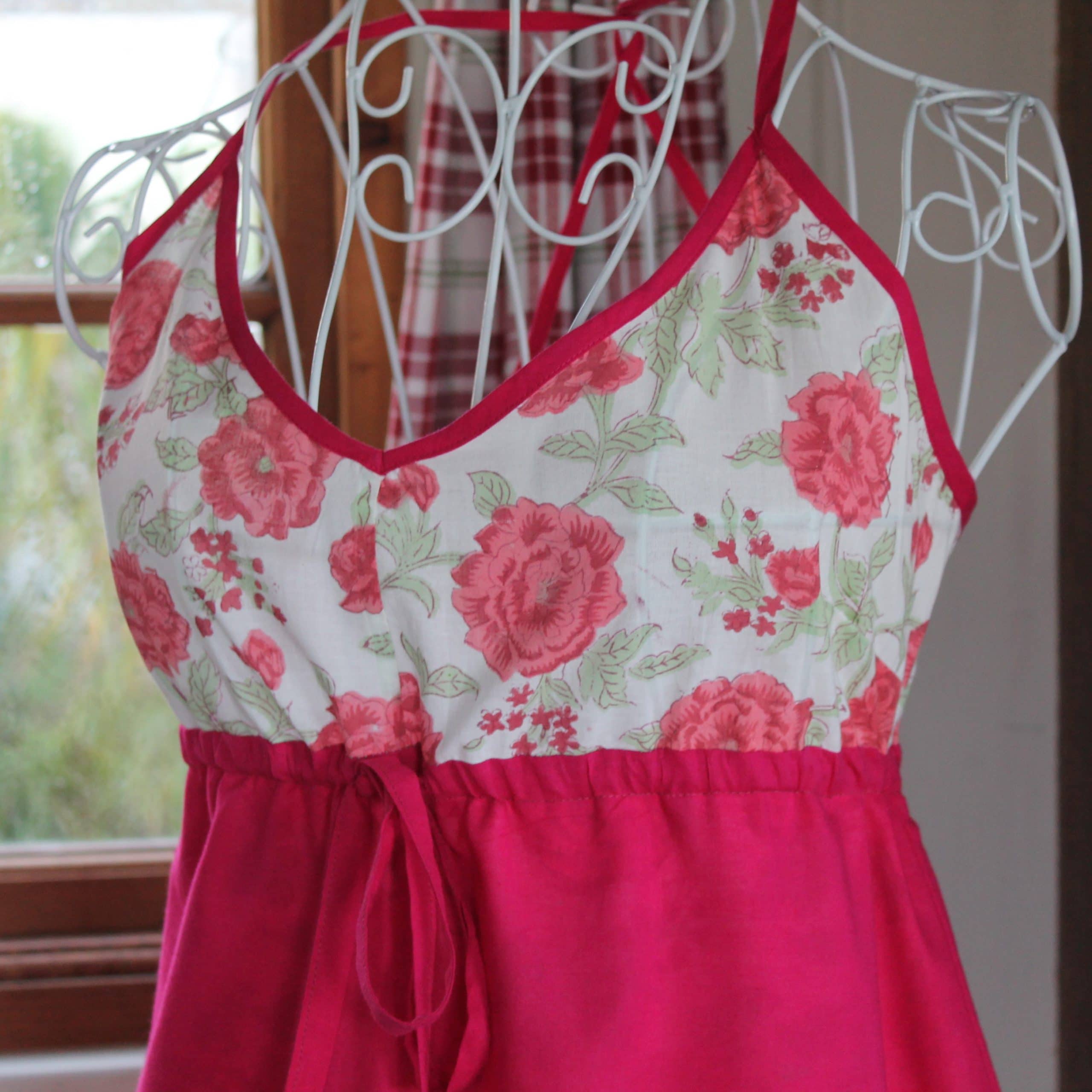 Faded Rose Indira Nightie – Crimson Peacock