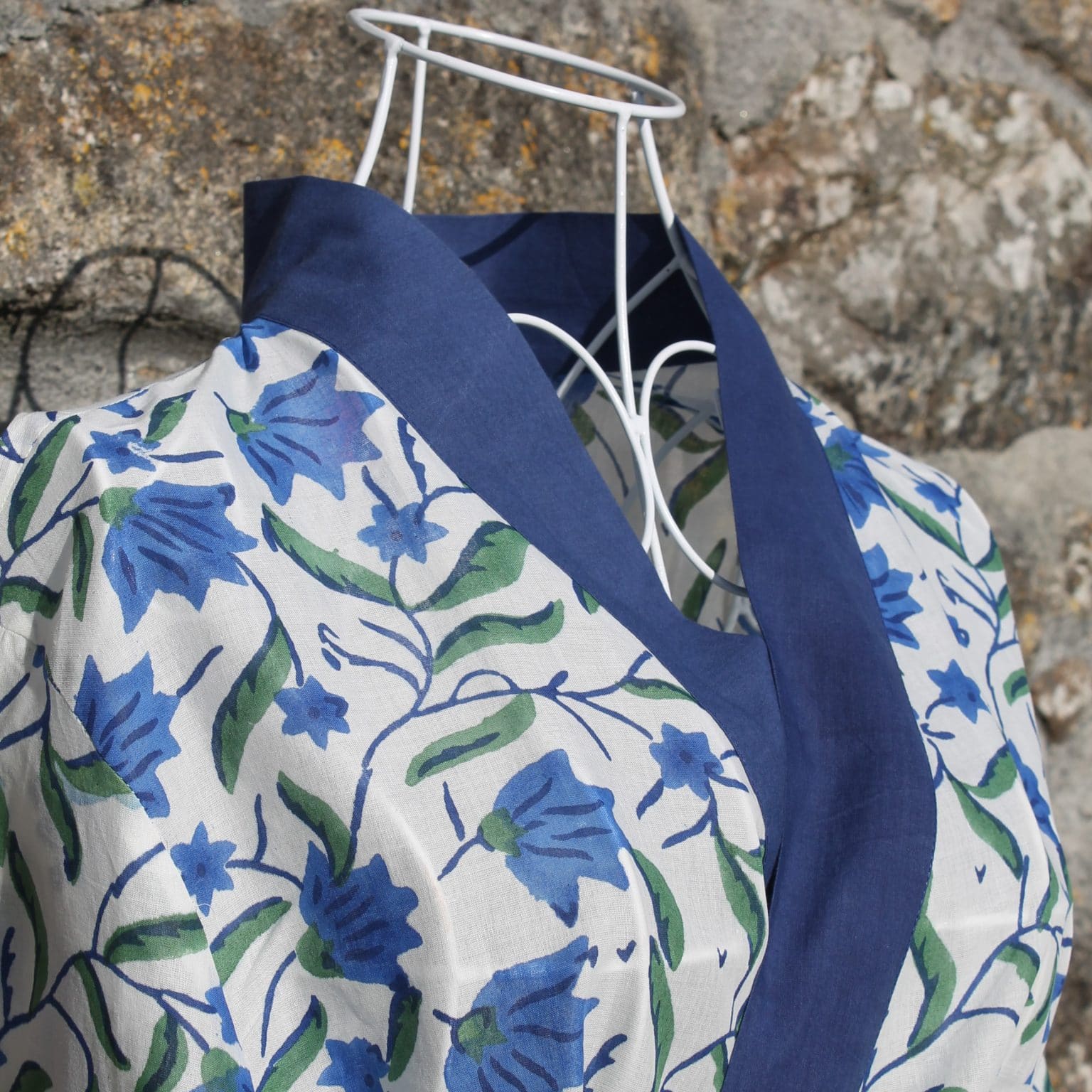 Cobalt Nightshade Lamorna Robe – Crimson Peacock