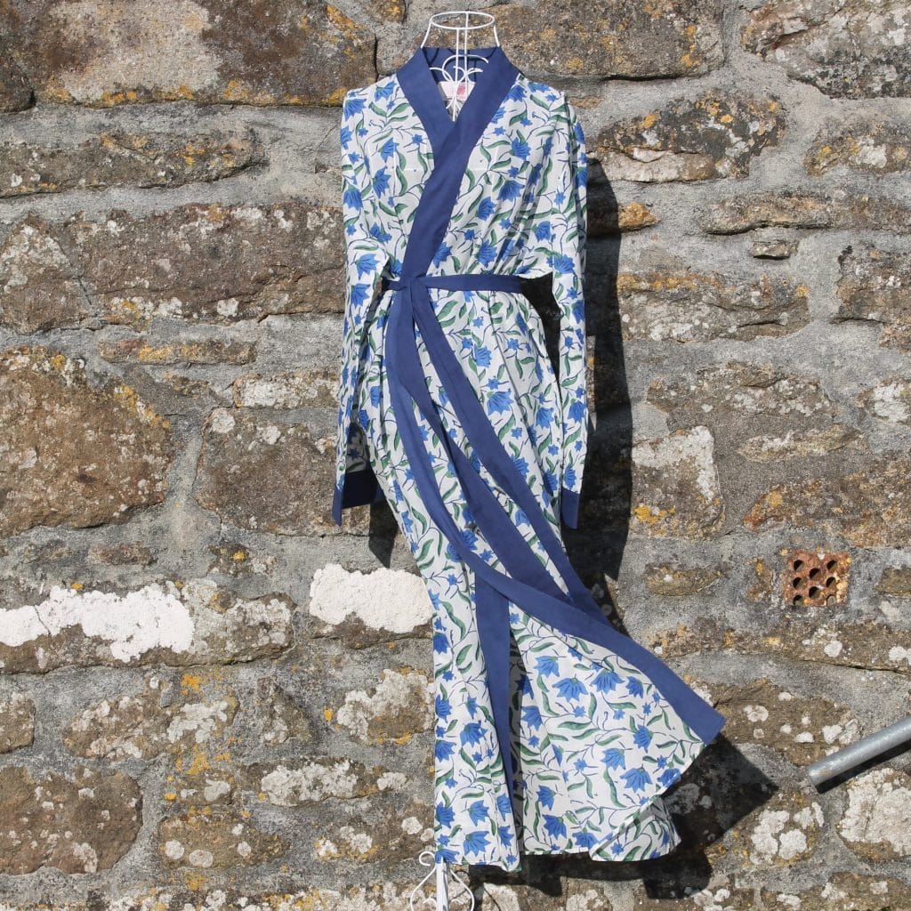 Cobalt Nightshade Lamorna Robe – Crimson Peacock